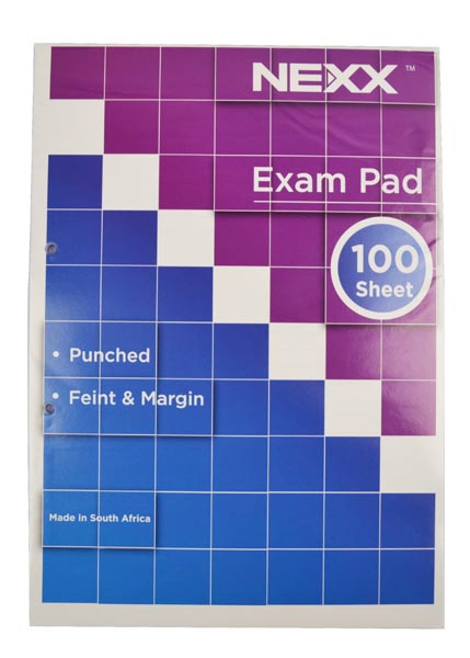 A4 Exam Pad Punched 100P – Easy Office