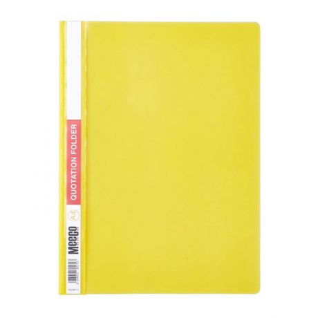 A4 YELLOW PVC PRESENTATION FOLDER – Easy Office